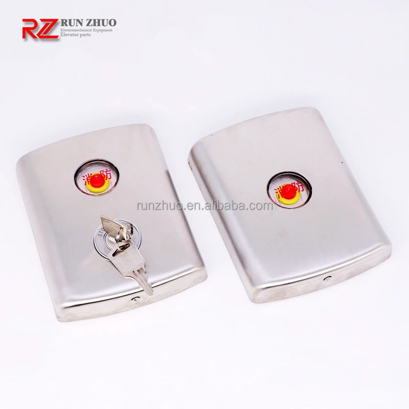 Xiz* O**s Elevator Lop Hop Wall Mounted Stainless Steel Fireman Switch ...