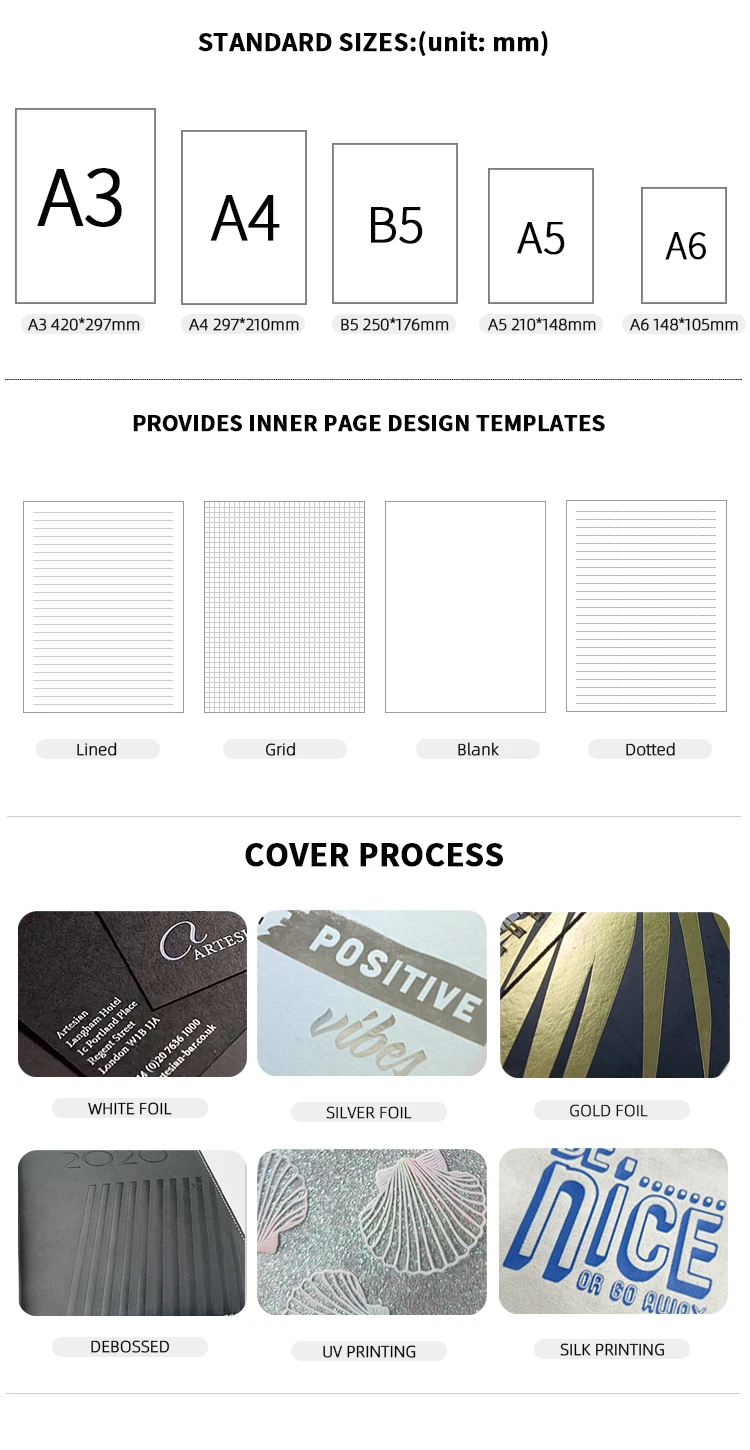 Custom Made A4 A5 Note Book With Pen High Quality Hardcover Spiral ...