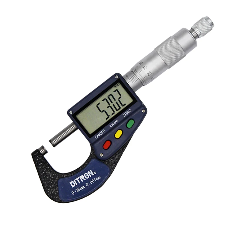 Ditron Digital Micrometer - Precision 0.001 Mm Measurement