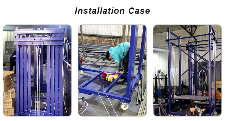 Electric Scaffold Lift - Foldable, Remote-Controlled Scaffolding