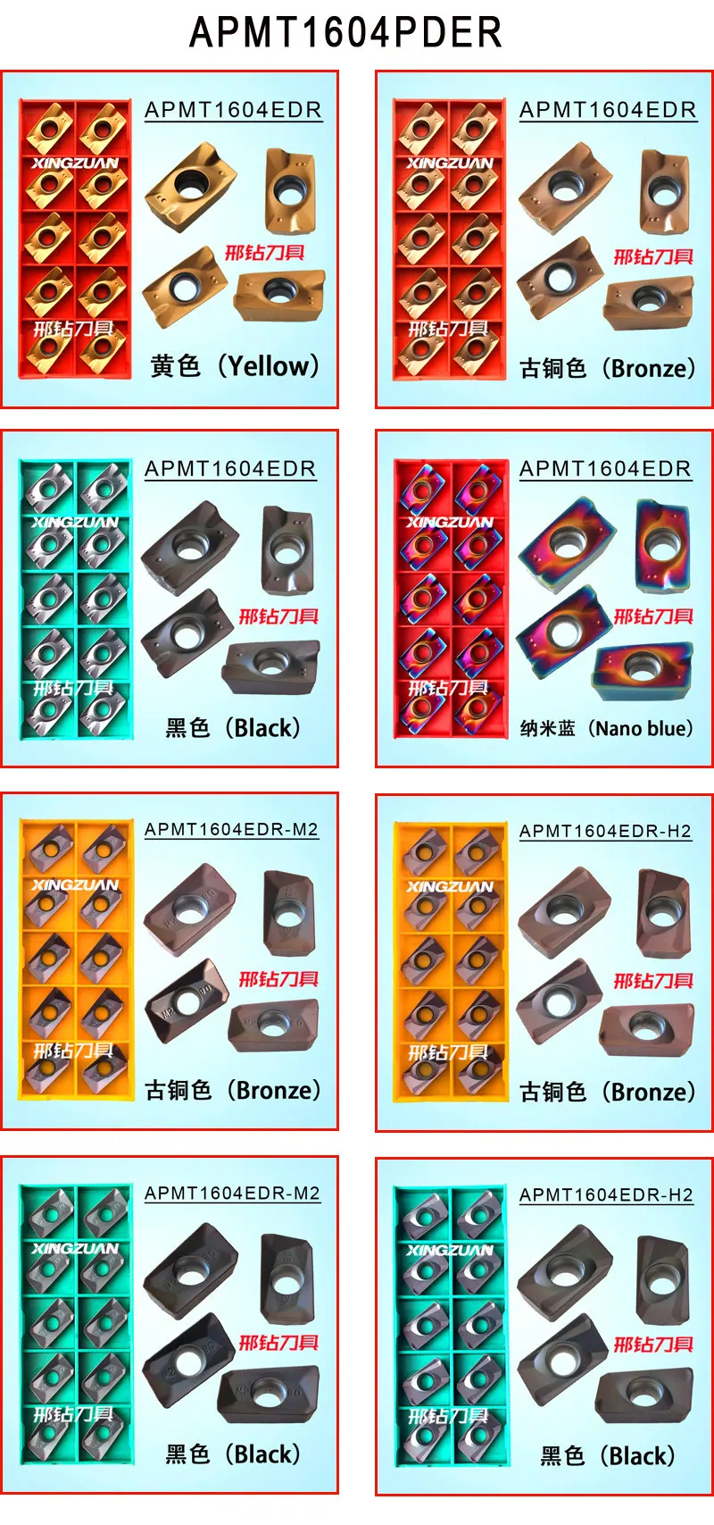 CNC Milling Carbide Inserts - High Wear Resistance Tools