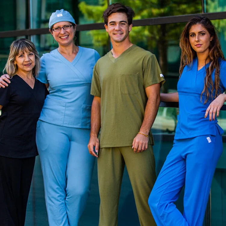 Chlorine Bleach Resistance Doctor Uniform Fabric 160GSM