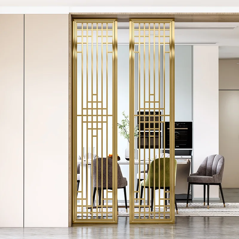 Luxury Room Divider - Customizable Stainless Steel Screens