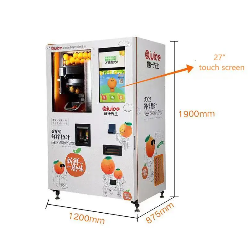 TA01 Totem Orange Juice Vending Machine - Fresh & Convenient