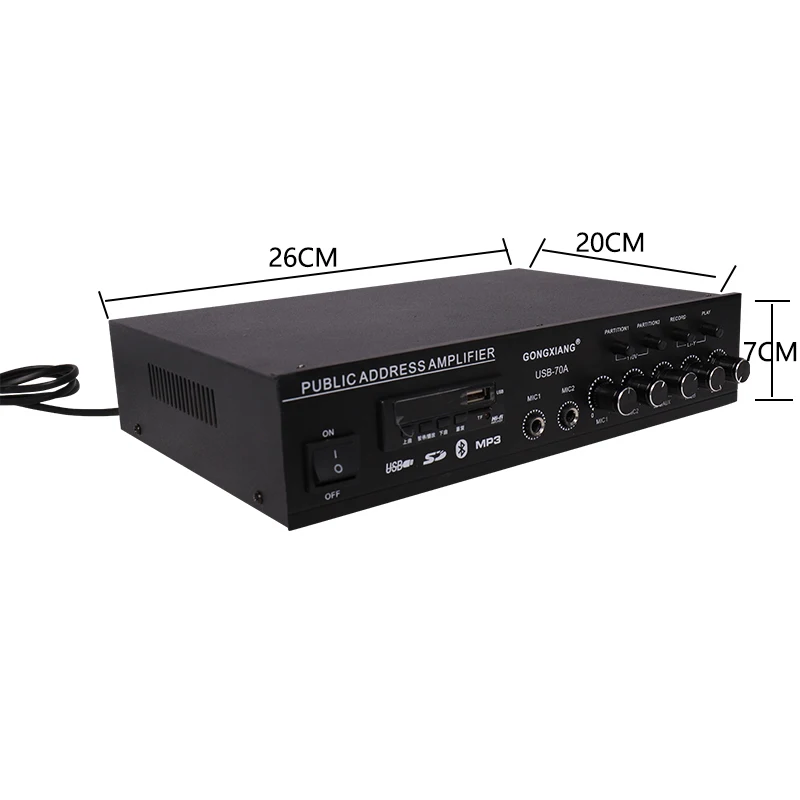 Gongxiang Karaoke Amplifier Mixer Sound Amplifier Car Professional Ktv ...