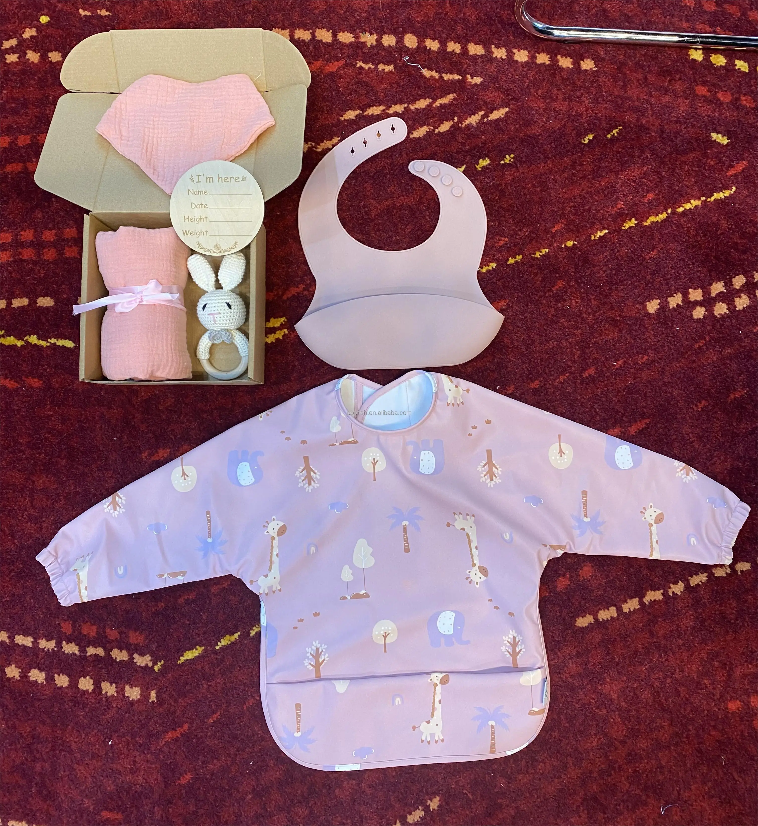 Customization Newborn Baby Gift Set - Logo & Color Toy