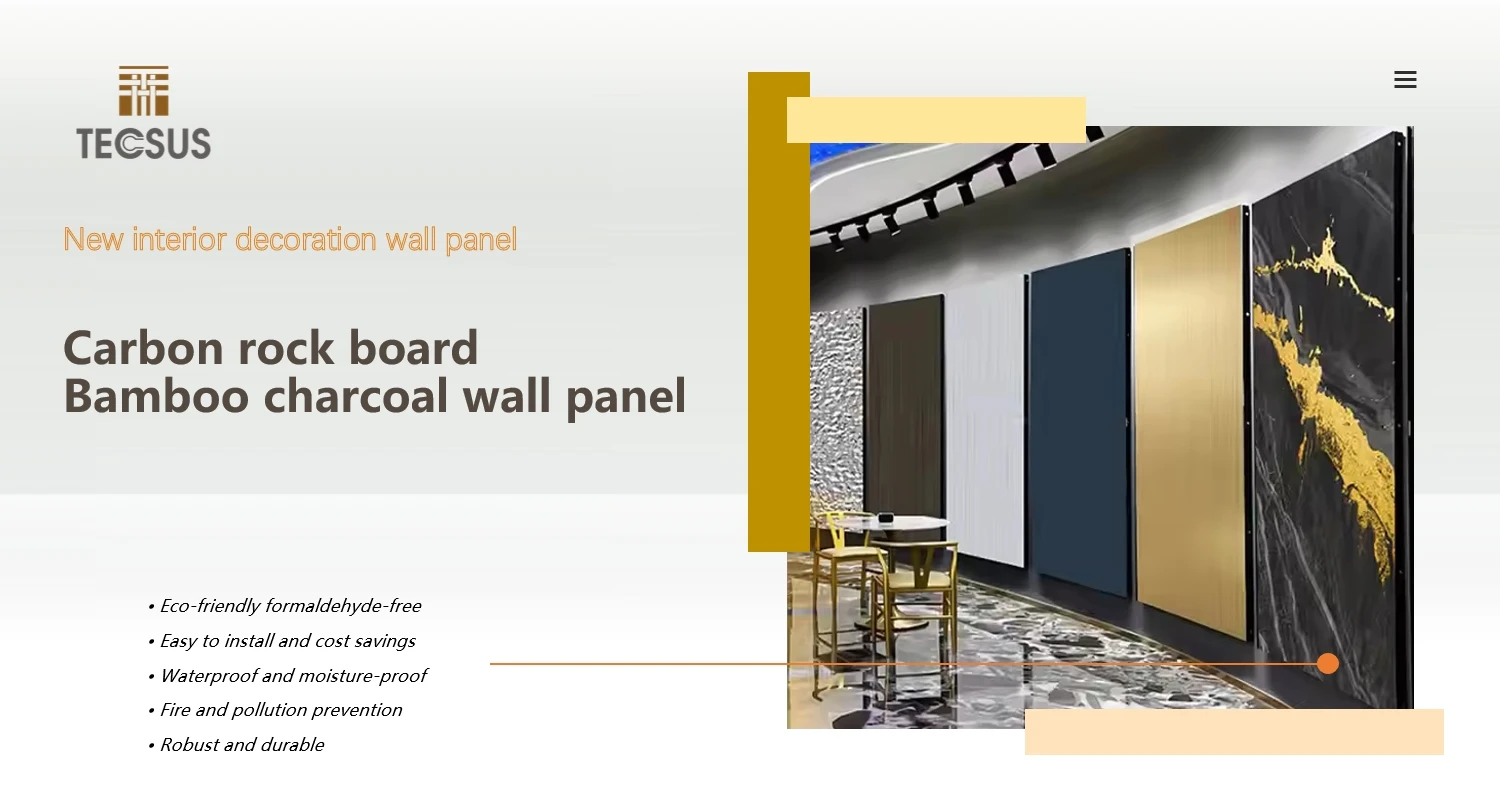 5mm8mm9mm Carbon Crystal Plate Wall Panels - Easy to Clean