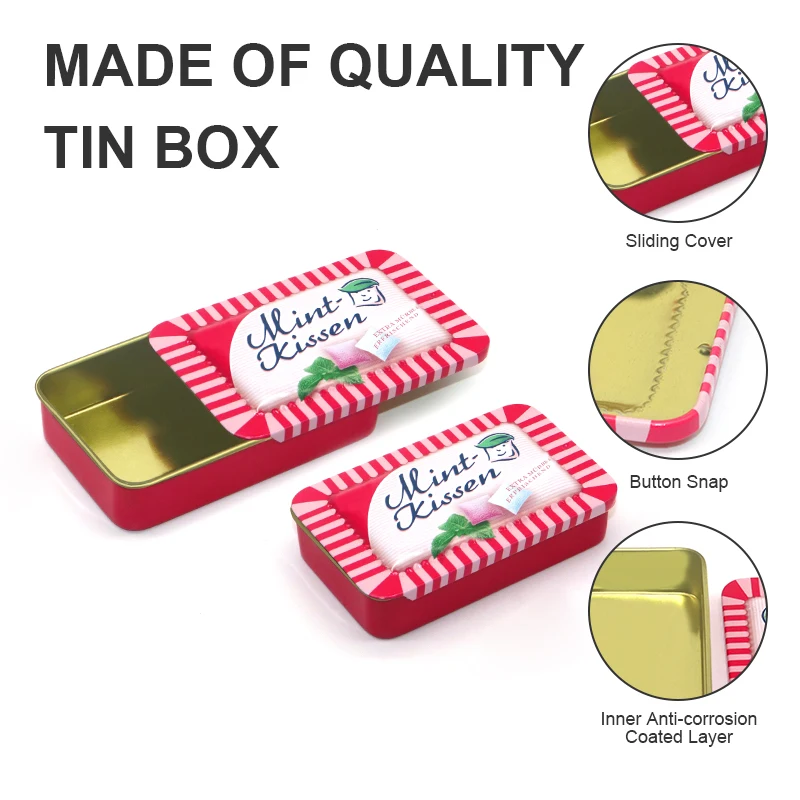 Customizable Metal Tin Containers for Cosmetics & Gifts