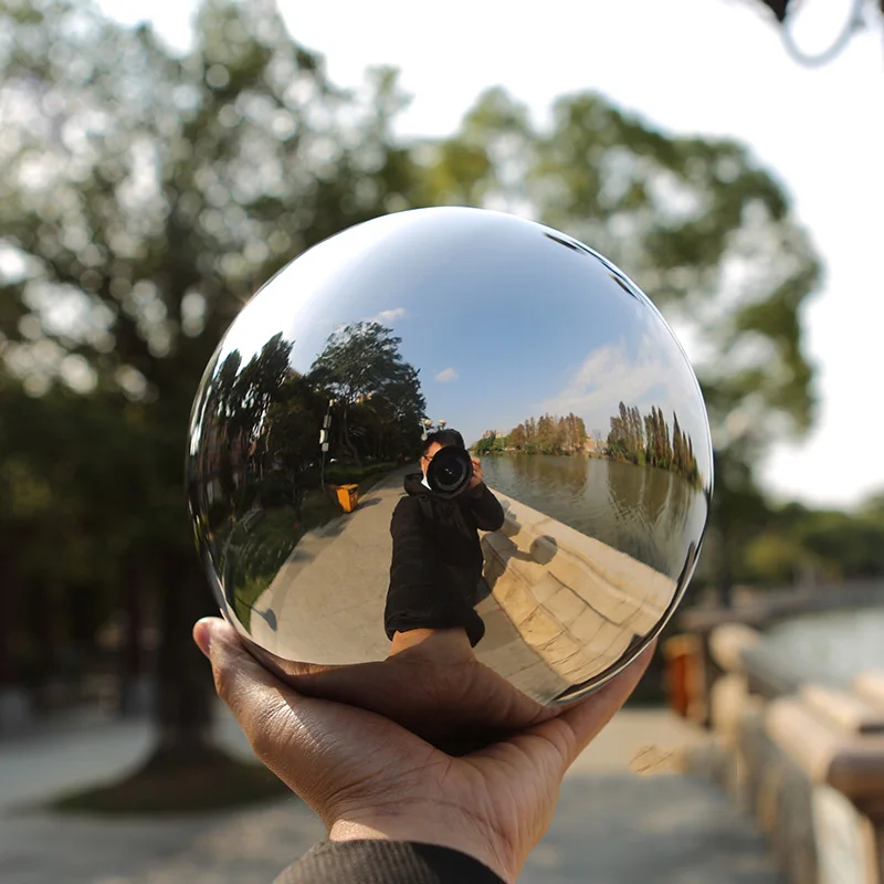 Stainless Steel Gazing Ball,25-500 mm Mirror Polished Hollow Ball ...
