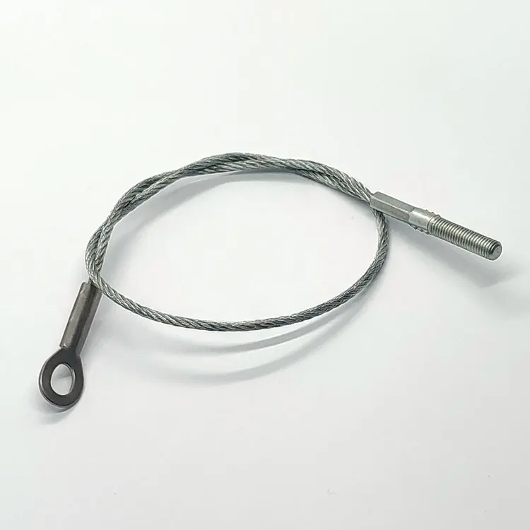 Safety Stainless Steel Wire Rope Tension Cable With M5 Threads End Pin ...
