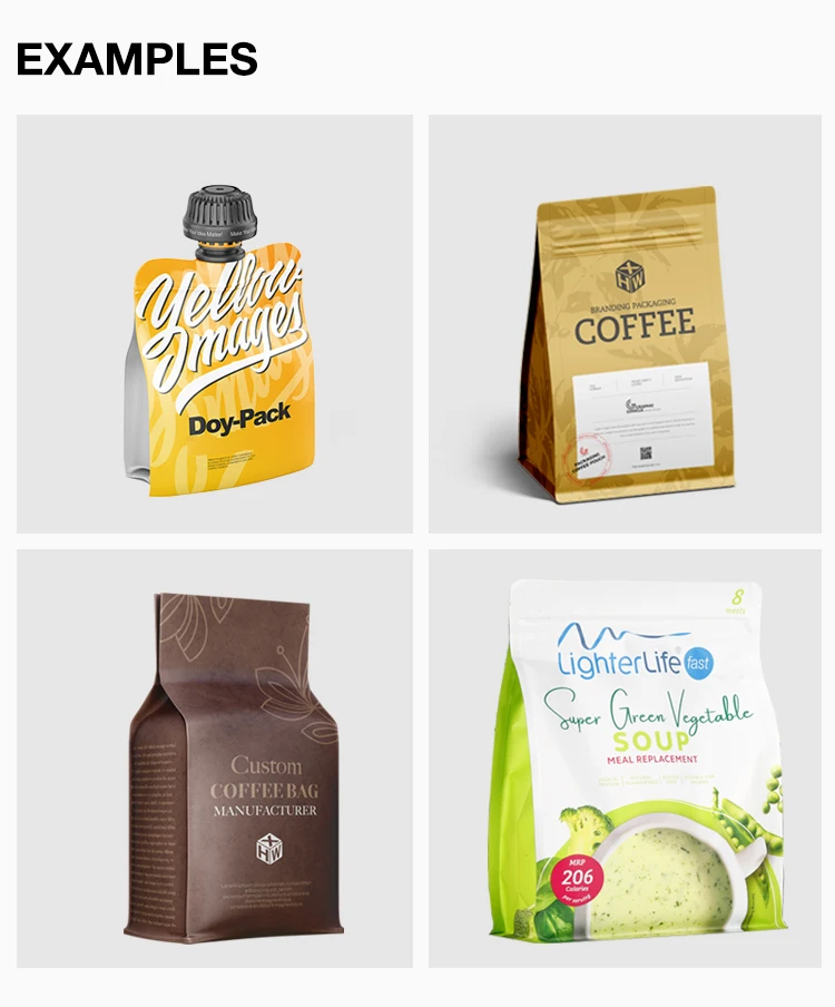 Slider Ziptop Protein Powder Bag With Printing Whey Protein Pouch Flat ...