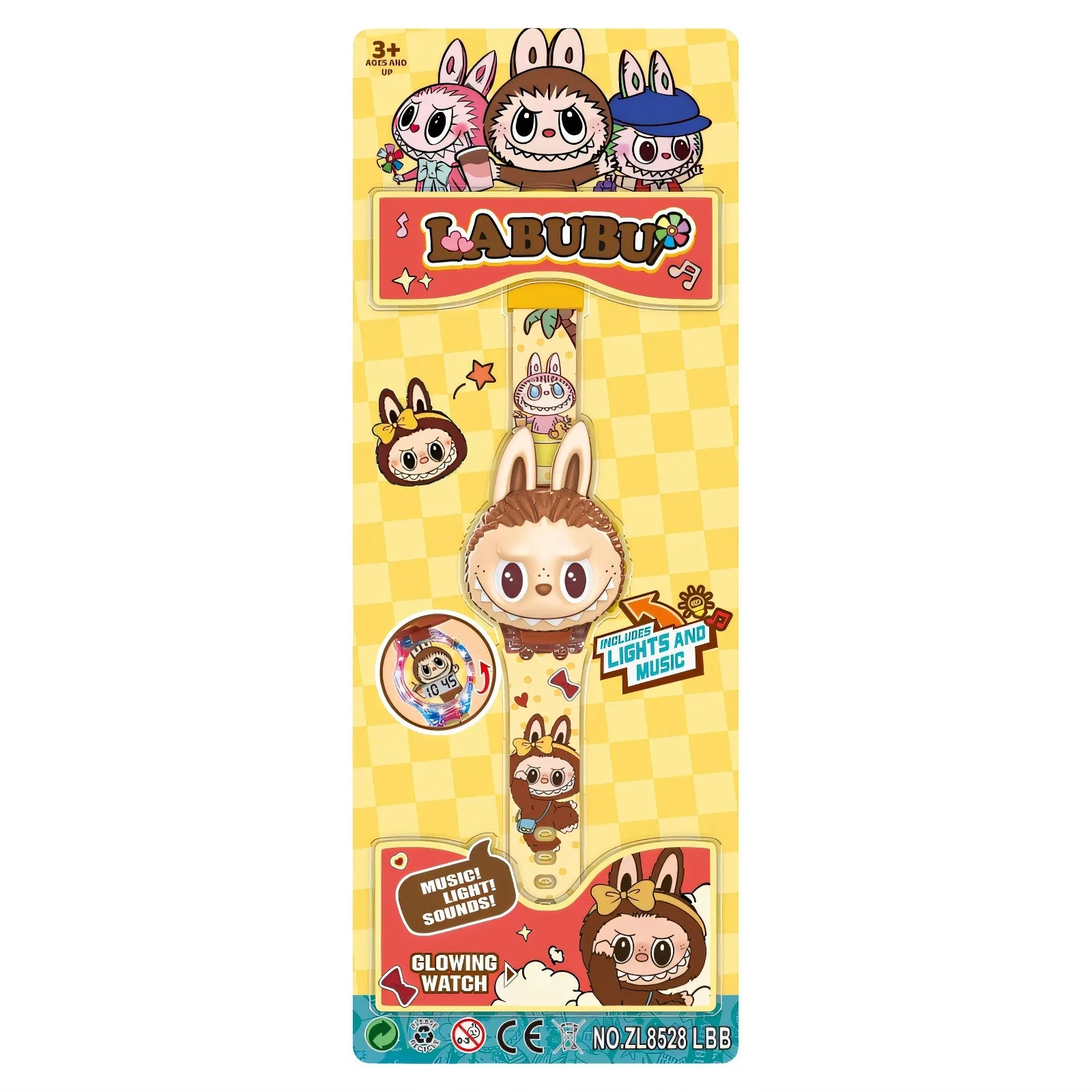 Labubu Cartoon LED Glowing Digital Watch for Kids New Arrival Wholesale ...