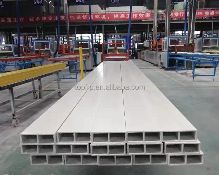 Frp Extrusion Pipe Tube Rod Fiberglass Rectangular Tube Frp Profile ...