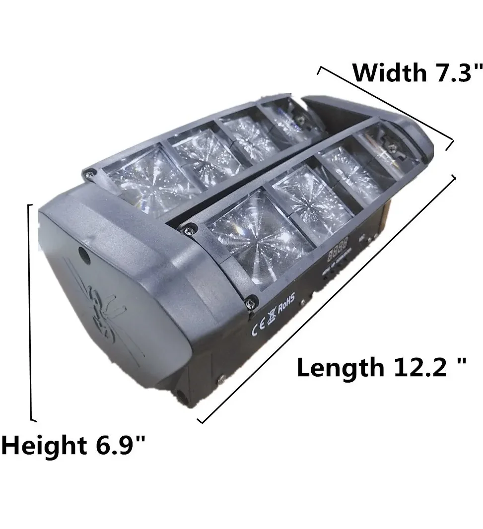 8 Beams Spider Led Stage Light Rgbw 4 In 1 Spotlighting Professional ...