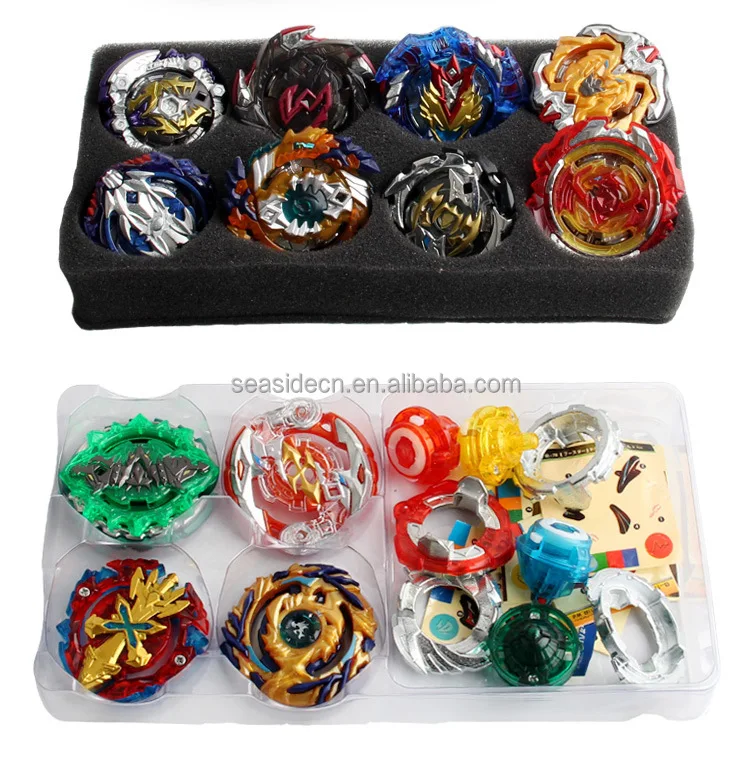New Spinning Top Toy Sets Beyblades With Storage Box Pull Ruler ...