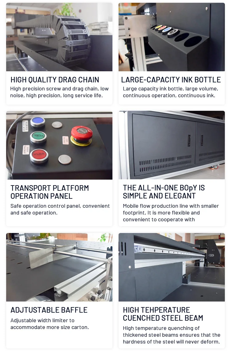 Kingjet Single Pass Digital Printer Carbon Cardboard Box Corrugated Box ...