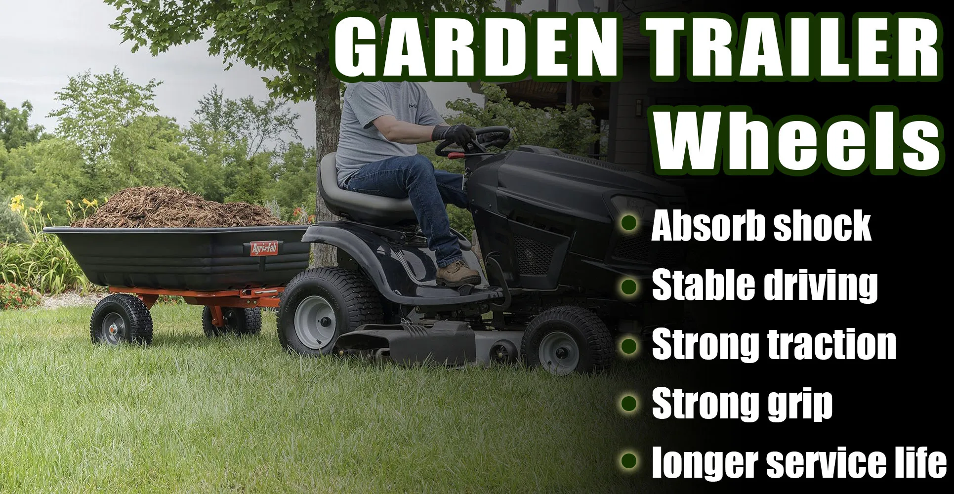 18x8.50-8 Garden Tractors Wheels - Durable and Efficient