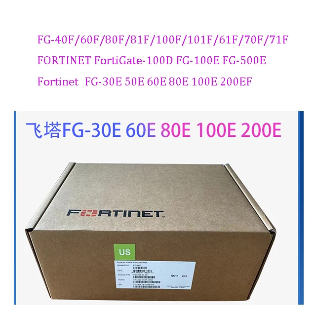 Fortinet Fg60f Fg-101f 100f 40f 60e 60d 201f 30e 61f 200f 100e 600d 500e 81f 50e 80f With ...