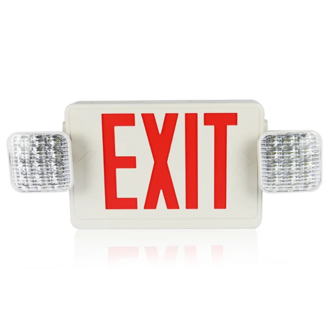 Canopy Included Custom double sided led exit sign for stair Wall ...