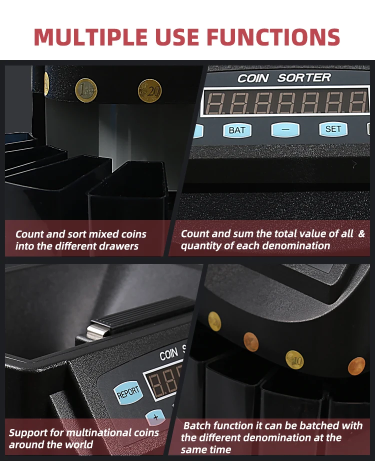 CS-5502 Coin Sorter - Efficient & Reliable Self-Service Machine