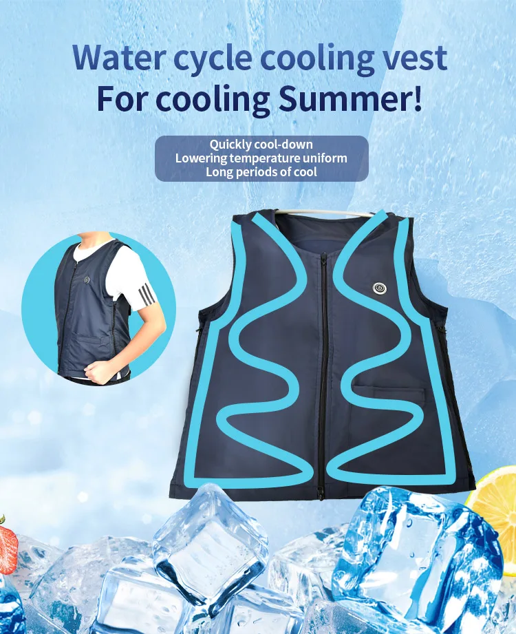2024 Water-cooled Suit Vest For Men Women Workers Outdoor Jacket ...