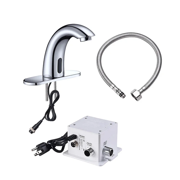 Hands Free Infrared Water Tap Inductive Basin Faucet Bathroom Touchless ...