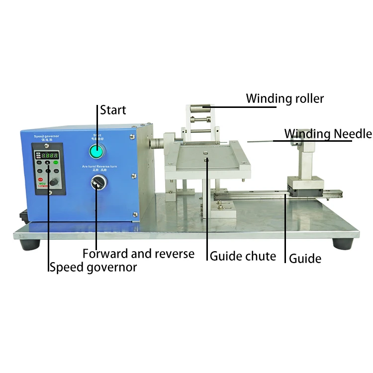 Factory Price Small Desktop Battery Electrode Winding Machine for ...