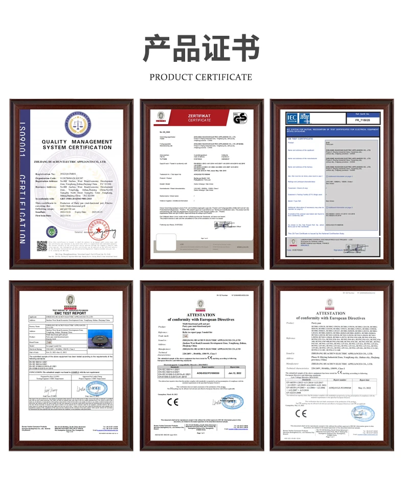 Marble Coating 2 In 1 Divided Electric Hot Pot Multifunction Electric ...