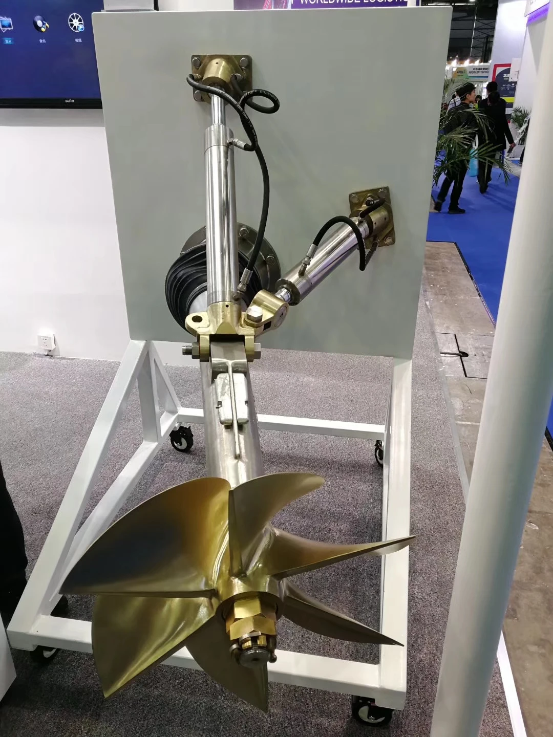 High-Speed Diesel Outboard Motor Marine Propeller System New Condition ...