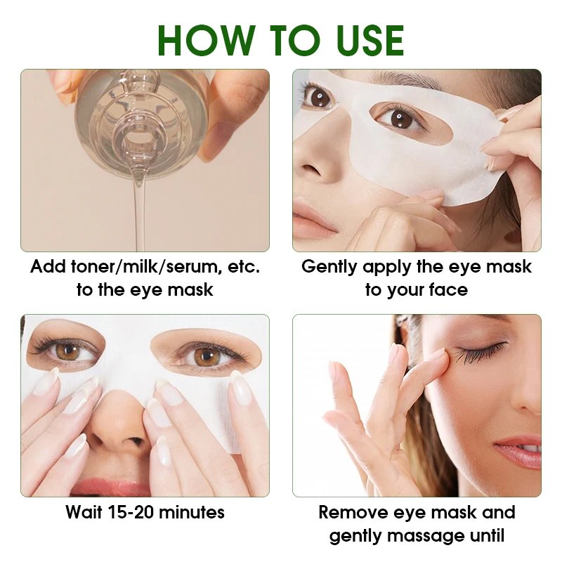 Korean Eye Sheet Masks Cruelty-free Moisturizer & Anti-puffiness And ...