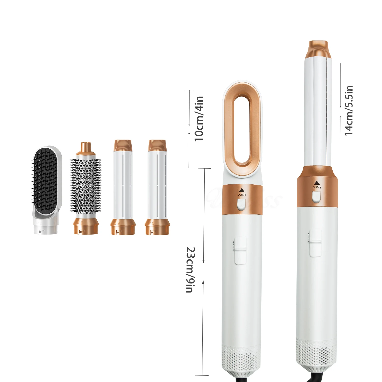 New 5 In 1 Hair Styler Electric Hair Dryer Brush Professional Complete ...