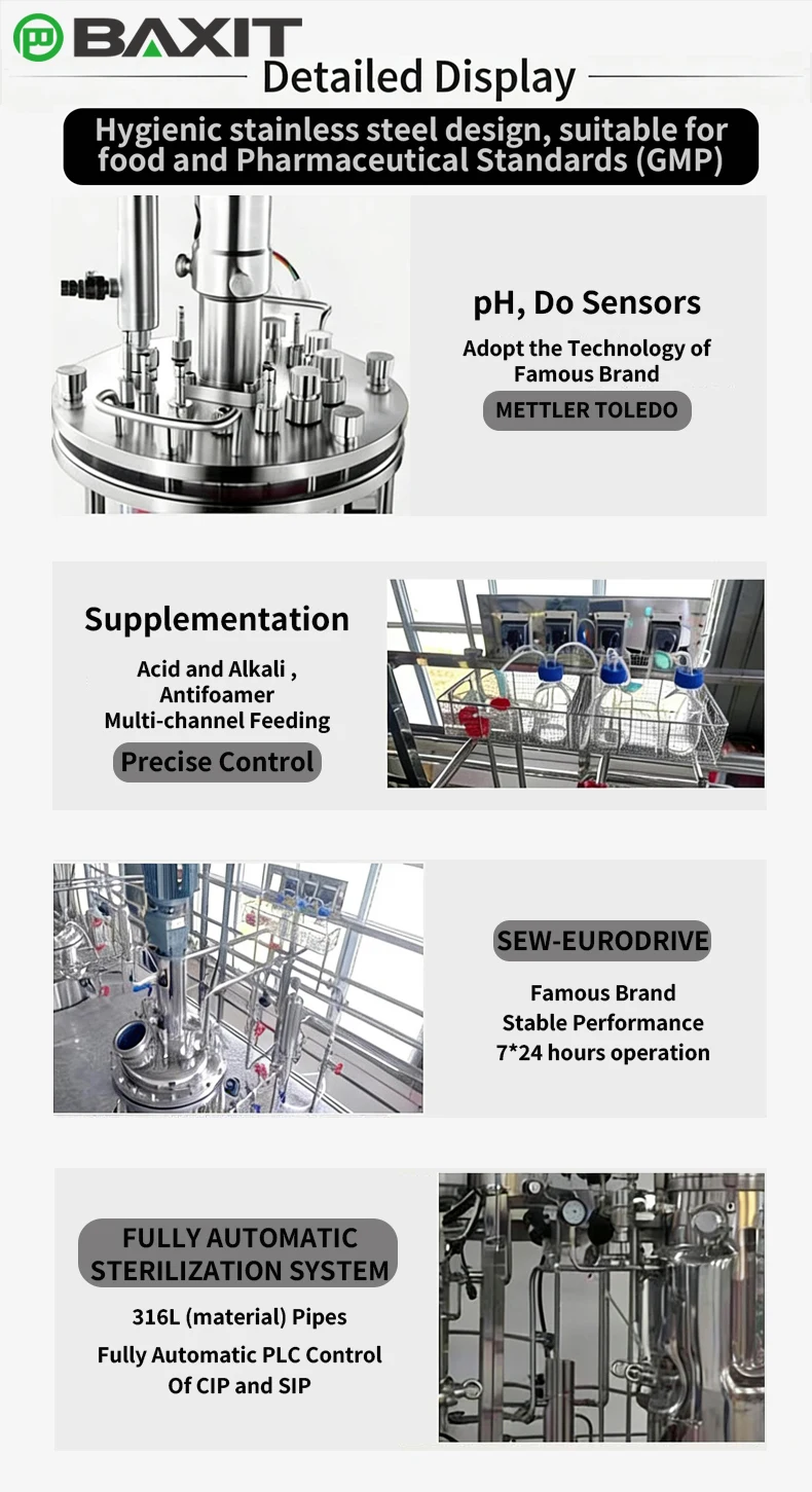 Laboratory Intelligent PLC Siemens Control High Borosilicate Glass ...