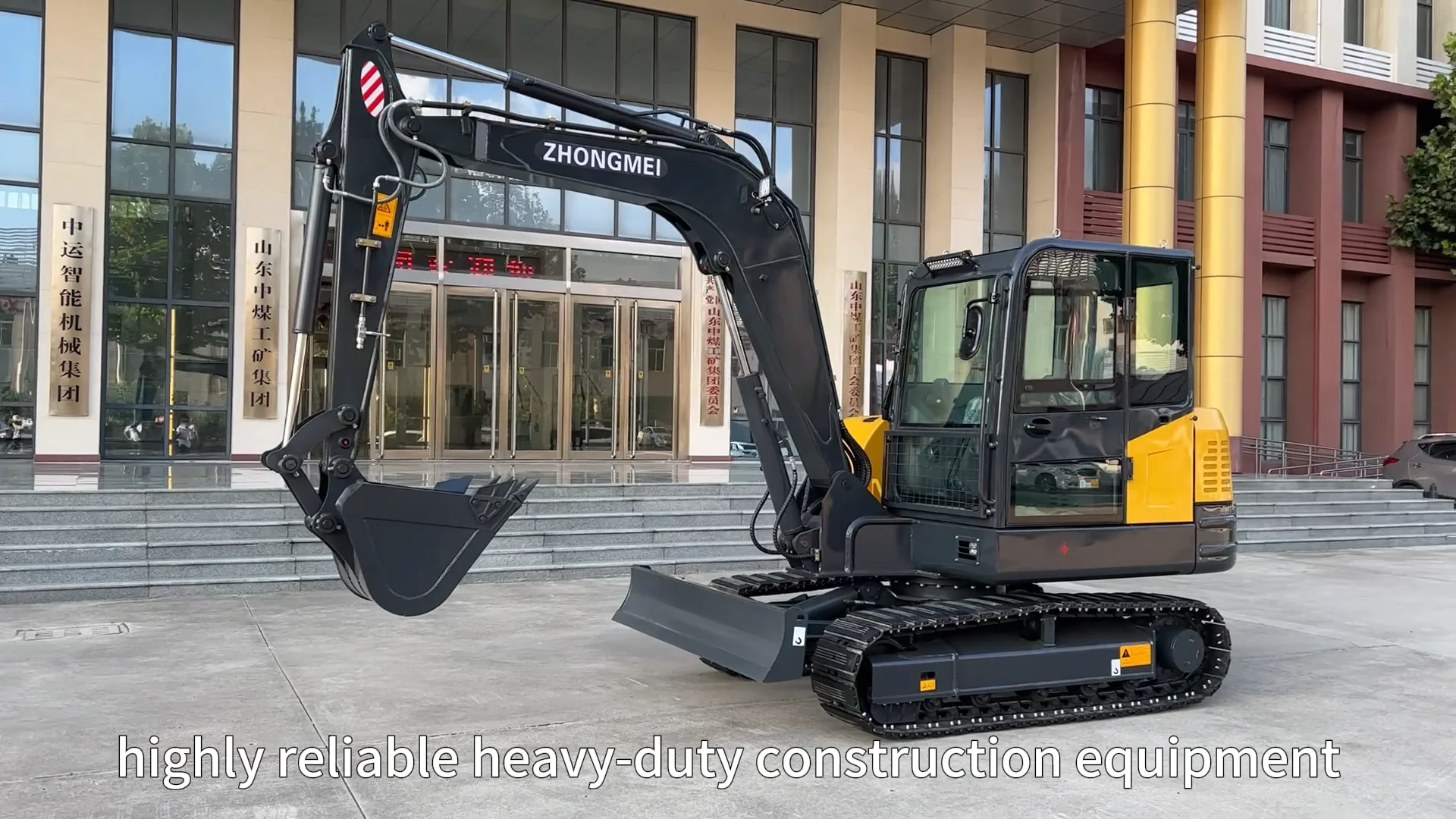 Digging Trenches Crawler Bagger Wood Grabbe Hydraulic Excavator ...