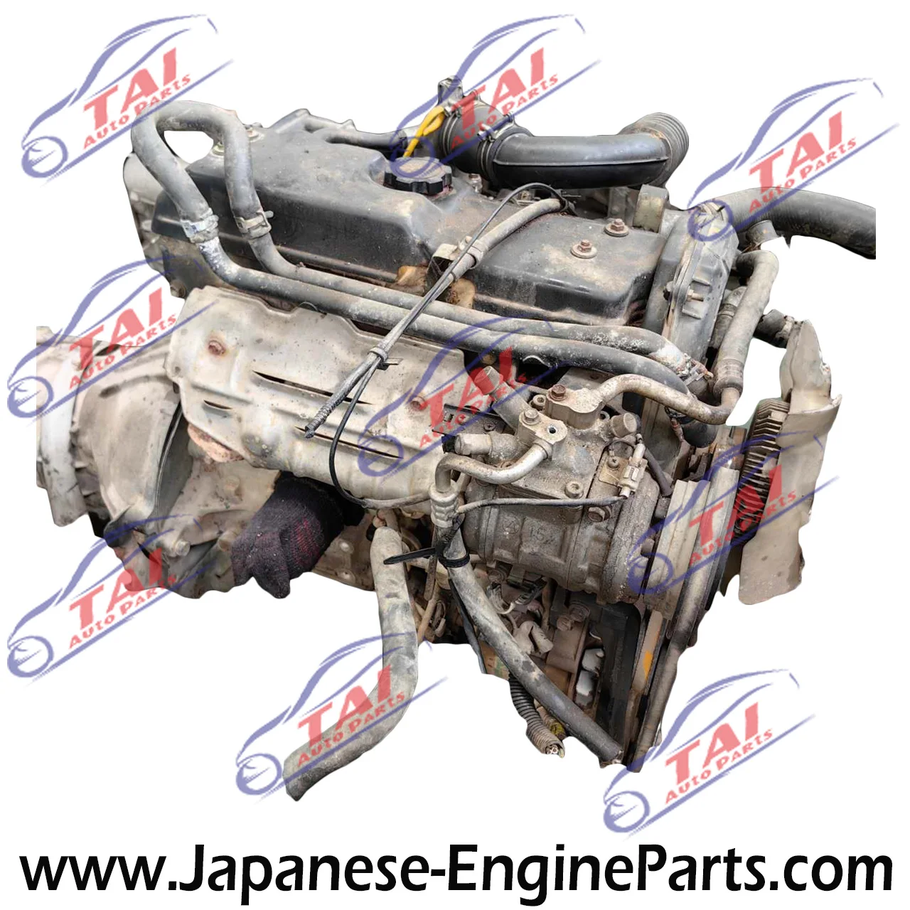 Original Used Complete 3l Engine With Gearbox For Toyota Landcruiser ...