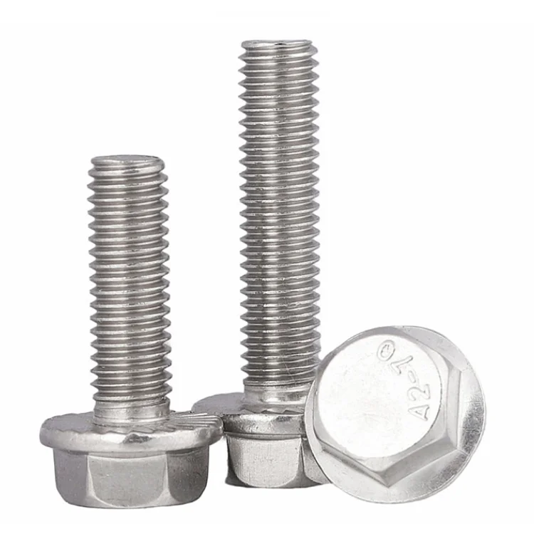 M5 M6 M8 M10 M12 M16 Hastelloy C276 Hastelloy C22 Hastelloy X Nickel Alloy Din6921 Hex Flange ...