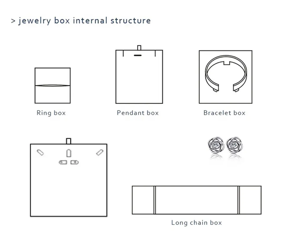 Wholesale Jewellery Packaging Luxury Ring Necklace Bracelet Earrings ...