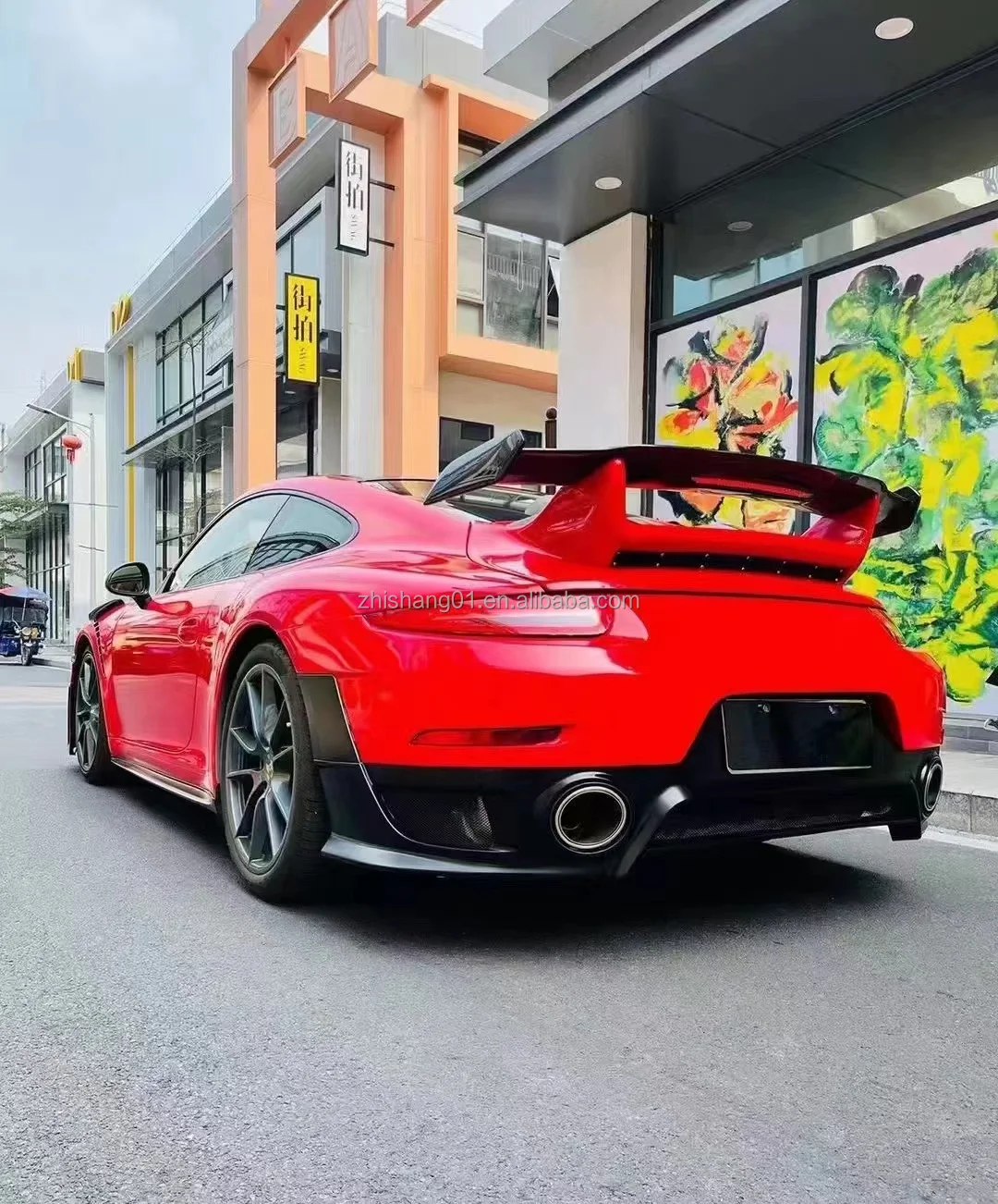 Car Bodykit 991.1 991.2 Front Bumper Side Skirt Rear Bumper Upgrade to ...