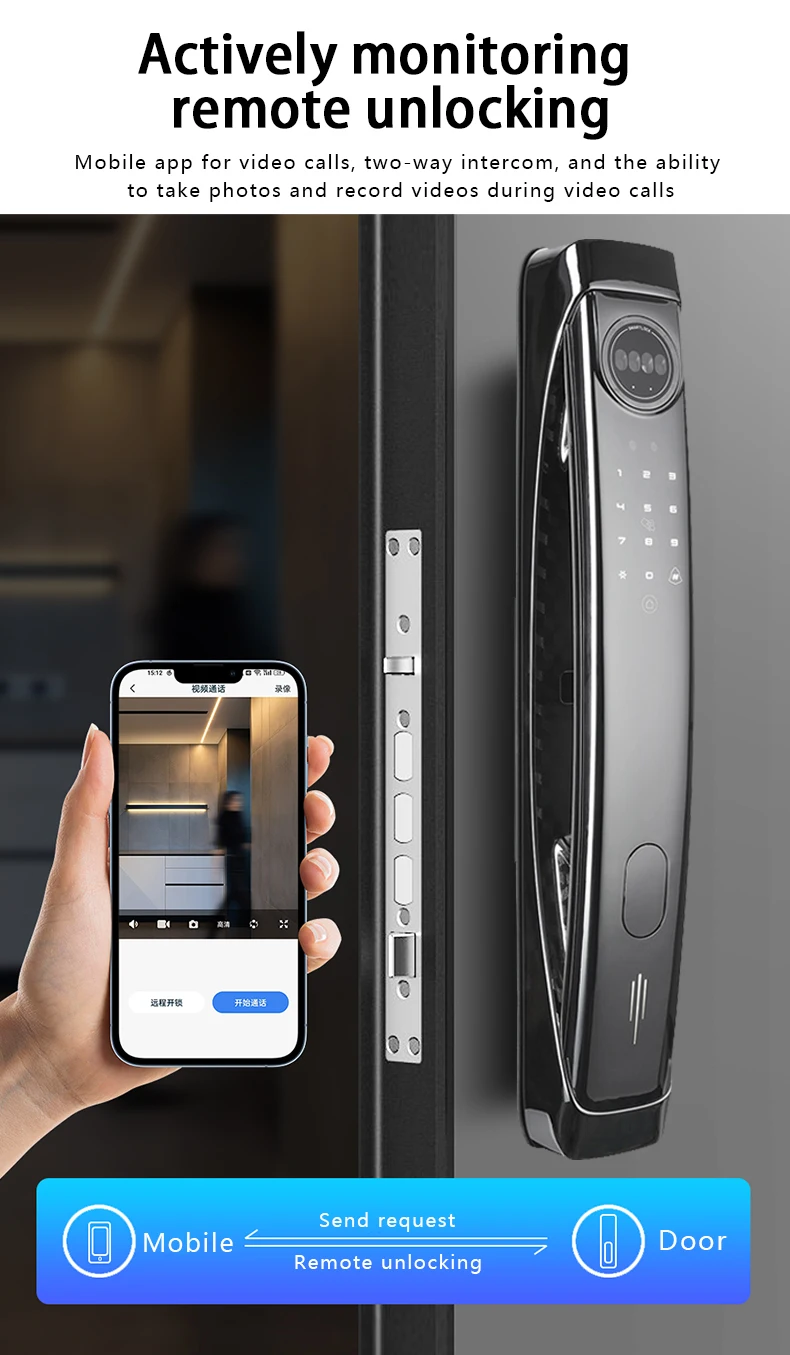 Smartier 3D Face Recognition Lock - Secure & Convenient