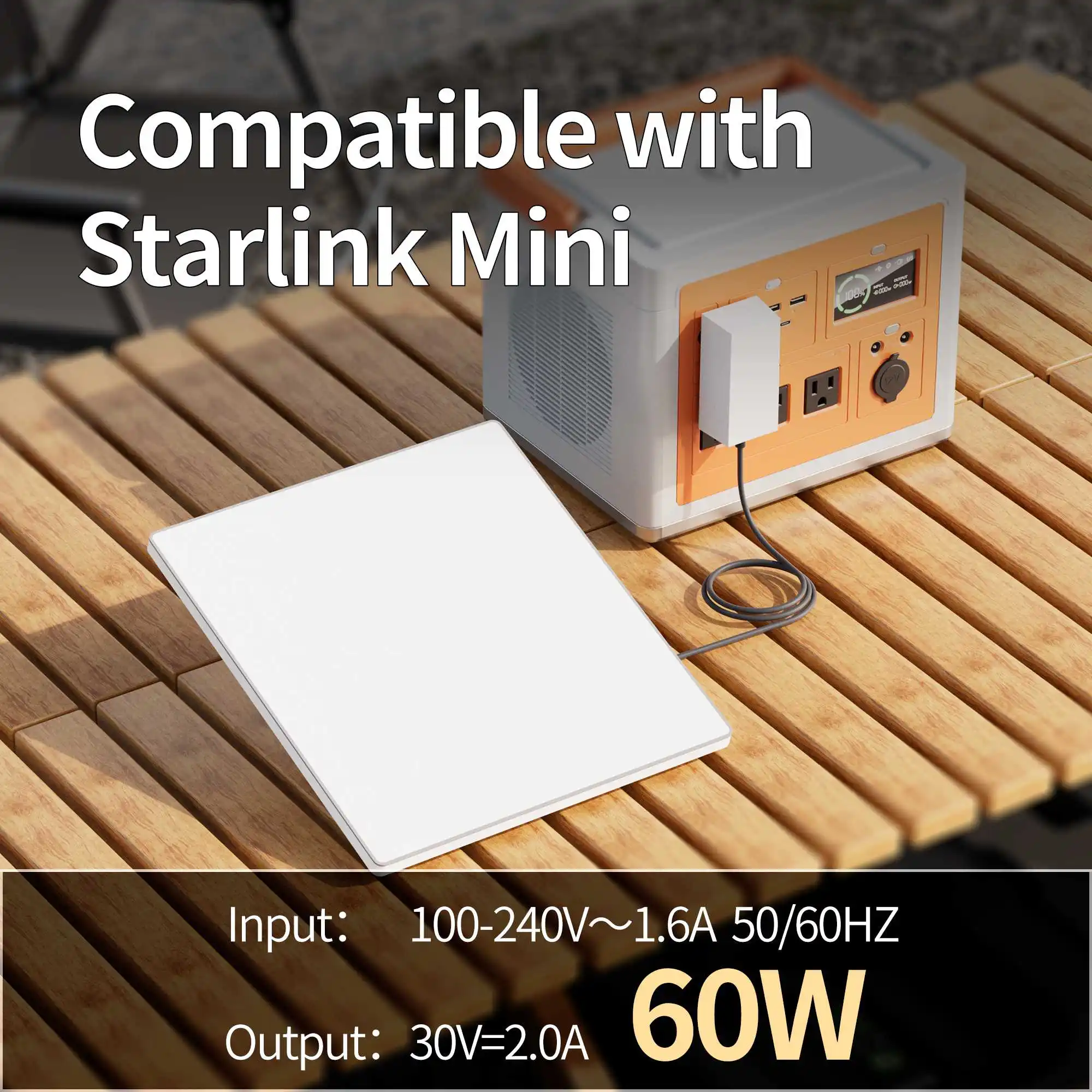 Starlink Mini Accessories - Power Adapter Kit by Daier
