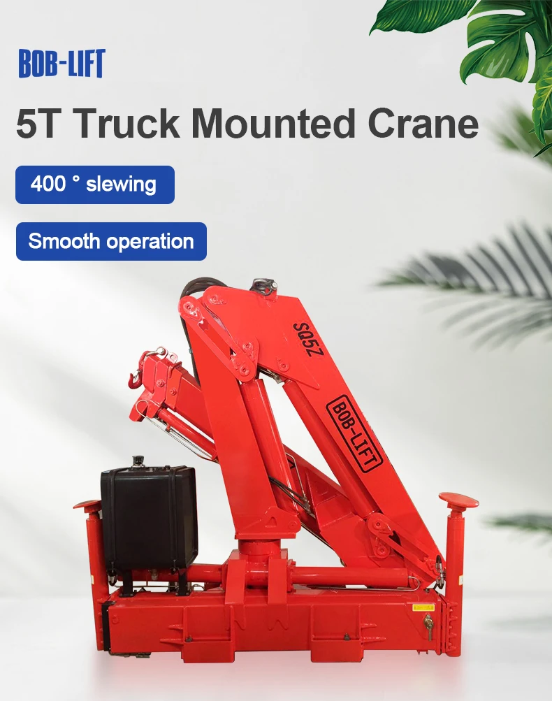 Bob-lift 5 Ton Crane For Sale On Russia Uz 5000 Kg Load Truck Crane ...