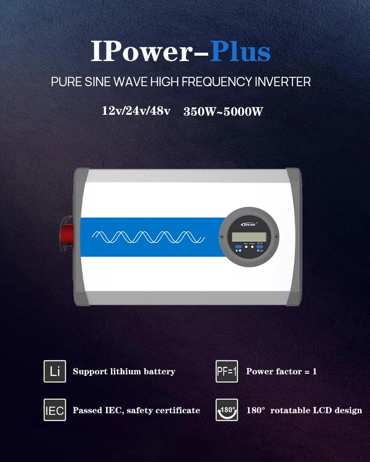 Rs485 Port Emc Approved Ip2000-12-plus(t) Epever 2000w 12vdc Off Grid ...