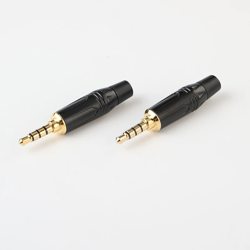 Join Audio Black Zinc Alloy Metal 4 Pin 4 Pole 3.5mm Jack Plug - Buy 4 ...