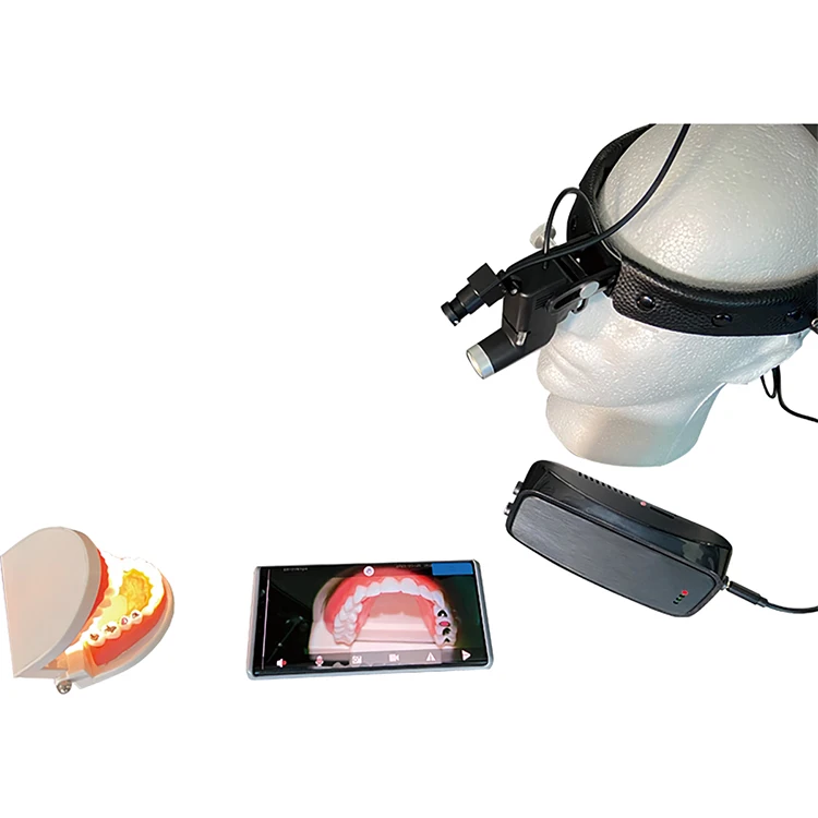 Electric Surgical Medical LED Headlight with Camera CE Certified