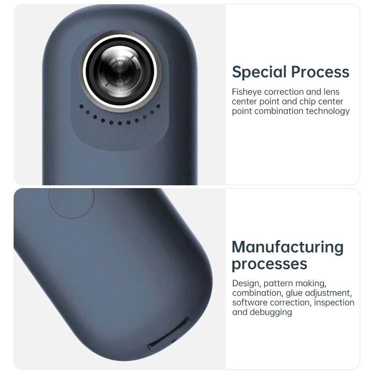 Wireless Outdoor 360 Panoramic Sports Camera with Wi-Fi Support ODM