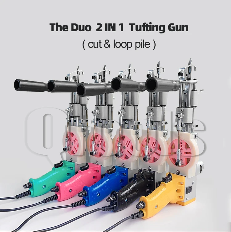 Qtools Electric Automatic Tufting Gun 220V Cut Loop Pile Rug Carpet ...