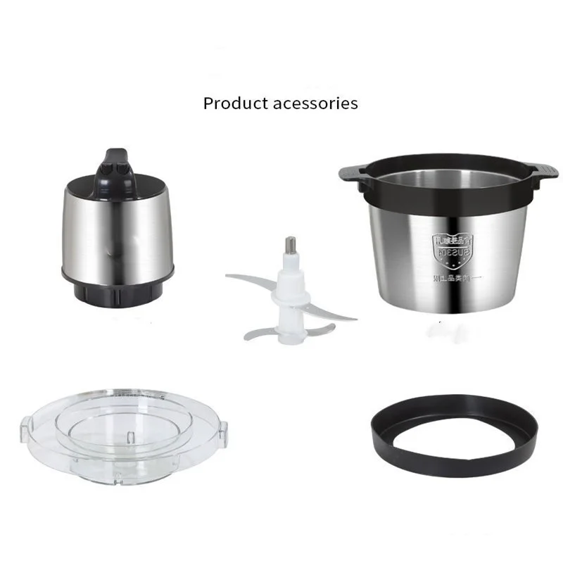 Jewin 8L Big Power Commercial Multifunctional 3500W Meat Grinder Meat ...