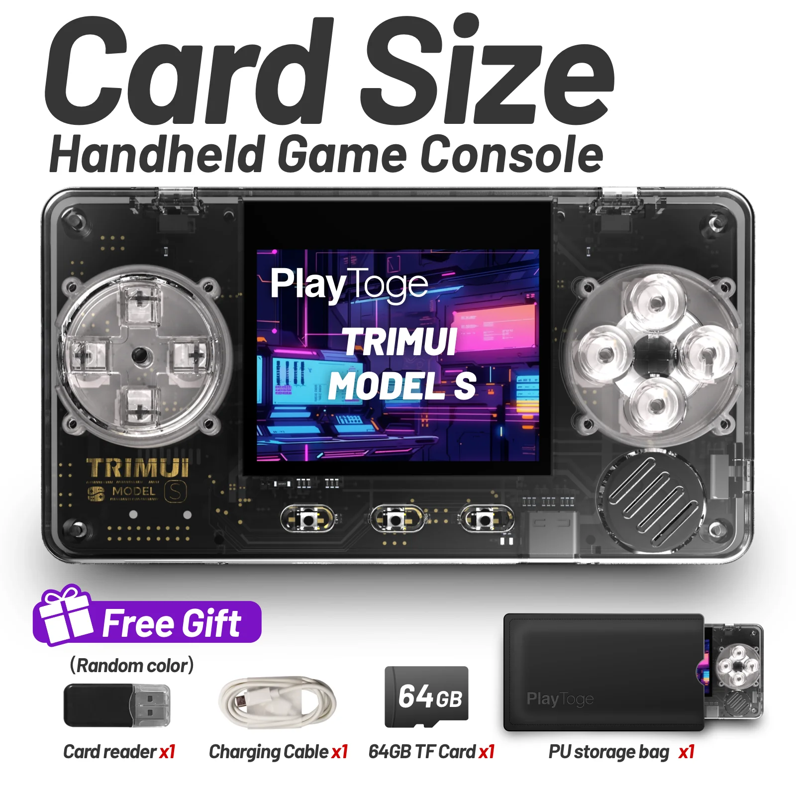 Red Trimui Model S 2.0Inch Screen Slightly Retro Video Game Console 10 ...