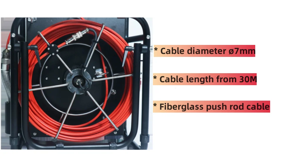 Vicam 33mm Pan Tilt Sewer Pipe Inspection Camera with Full HD Image ...