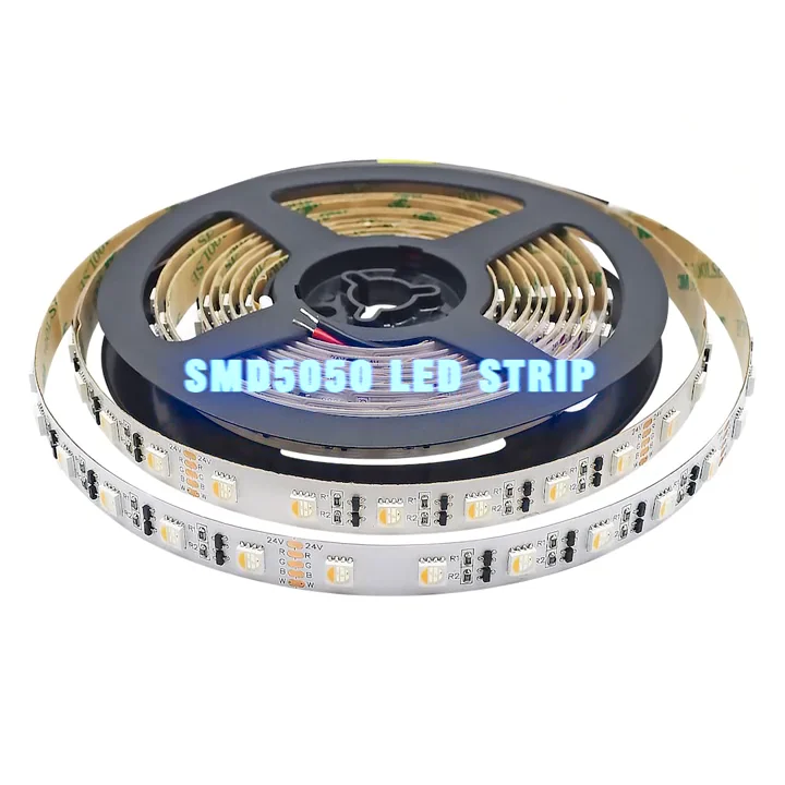 Waterproof Tape Rgb 24v 14.4w 60led 15m Roll Rgbw 5050 Led Strip For ...