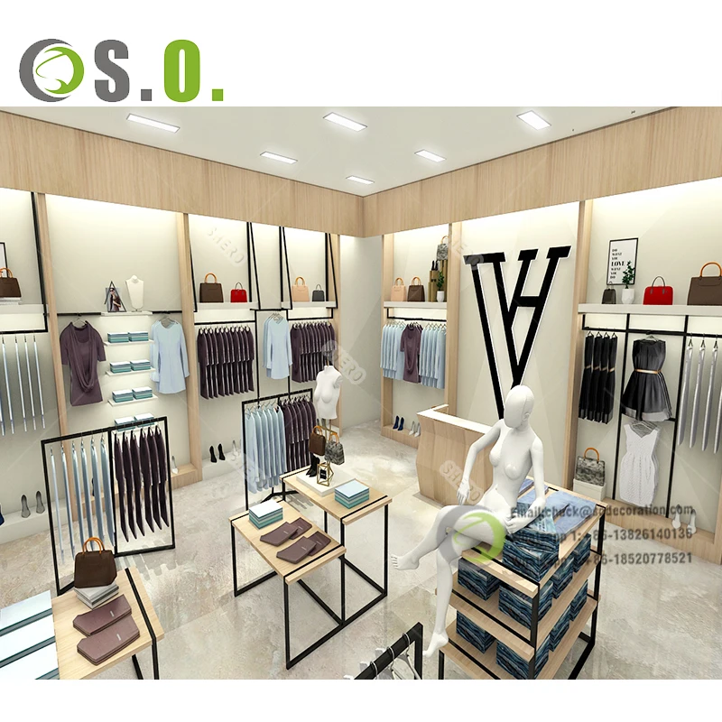 Shero Clothes Shop Interior Design Furniture Boutique Store Clothing ...